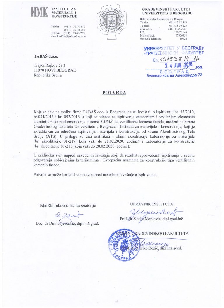potvrda - Tabaš d.o.o.